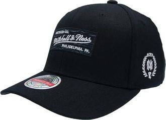 Mitchell & Ness Heather Box Logo Classic Red Snapback - OB, Noir, taille unique