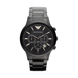 Emporio Armani Quarz Chronograph - - Accessories - Herren - Schwarzk - ONE SIZE