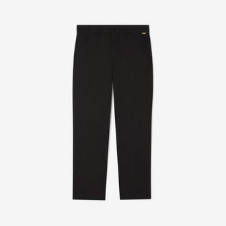 Burberry Chino en serg&eacute; de coton, Size: 46