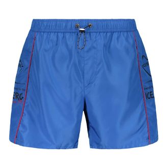 Iceberg Herren, Bademode, Blau, 2XLGr&ouml;&szlig;e