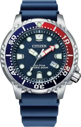 Citizen Citizen, Homme, Accessoires, Bleu, Taille: ONE Size Montre de sport en caoutchouc avec bracelet
