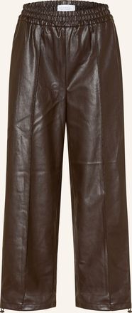 Rich & Royal 7/8-Hose In Lederoptik braun