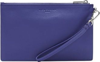 Liebeskind Liebeskind Berlin Cuir sac à poignet pochette Pouch Purple pourpre