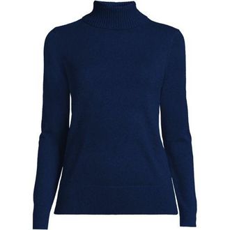 Lands End Rollkragen-Pullover aus Kaschmir, Damen, Größe:32-34 regular, Blau, Kaschmir, by Lands End