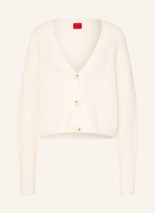 HUGO BOSS Hugo Strickjacke Sirala weiss