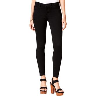 Jessica Simpson Damen Kiss Me Mid Rise Skinny Standard Jeans, Od, schwarz, 29
