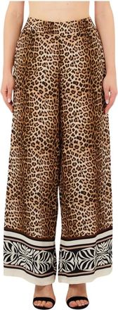 Liu Jo Femme, Pantalons, Multicolore, Taille: 36 FR Wide Pantalons