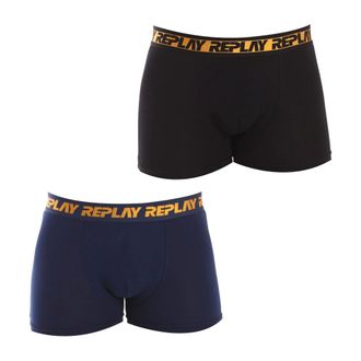 Replay Homme, Sous-v&ecirc;tements, Multicolore, Taille: S Pack-2 Boxers