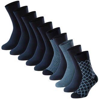 Schiesser Homme Chaussettes Paquet de 10 Bluebird 10P