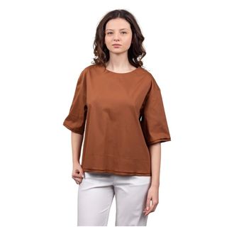 Gran Sasso Femme, Blouses et Chemises, Brun, Taille: 44 FR Blouse