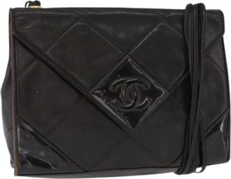 Chanel Sac bandouli&egrave;re vintage Pre-owned - Femme - Pre-owned - Noir - Taille: ONE Size