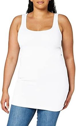 Vero Moda Vmmaxi My Soft Long Tank Top Noos, Débardeur Femme, Blanc (Bright White), 34 (Taille Fabricant: X-Small)
