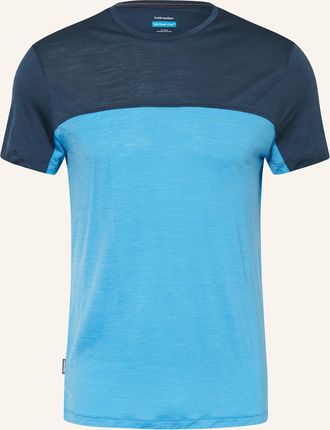 Icebreaker T-Shirt 125 Cool-Lite Sphere Iii Mit Merinowolle blau