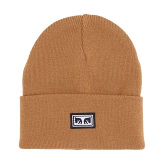 Obey Homme, Accessoires, Brun, Taille: ONE Size Bonnet Brown Sugar avec Icon Eyes