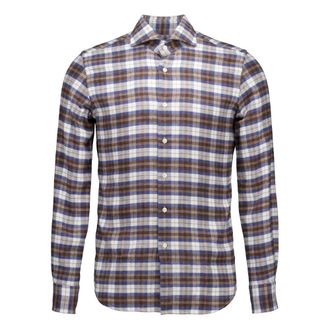 Xacus Gewaschenes Hemd - - Shirts - Herren - Braun - L