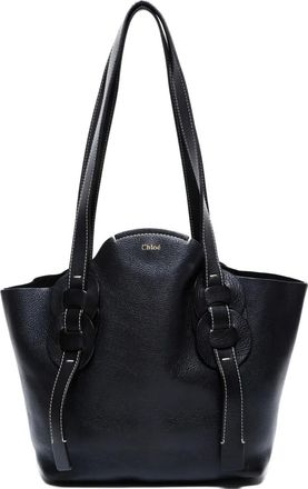 Chloé sac à main en cuir (années 2000) - Noir