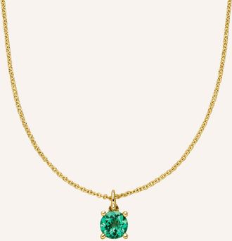 VEYNOU Veynou Halskette Ella Smaragd Aus 14 Karat Gelbgold Und 0,47ct. Smaragd gold