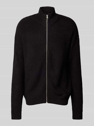 Review Strickjacke mit Rei&szlig;verschluss
