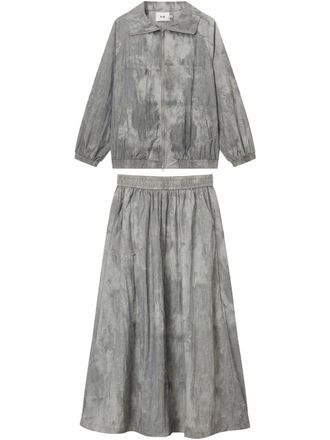 B+ab Rock im Distressed-Look - Grau