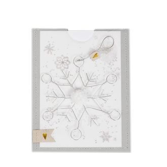 Good old Friends Schneeflocke Herz, Gold