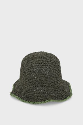 Gerard Darel Chapeau de soleil color&eacute; - Vert Kaki