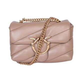 Pinko Pinko, Femme, Sacs, Beige, Taille: ONE Size Sacs &agrave; &eacute;paule