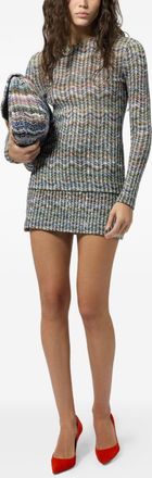 Missoni Zigzag Knit Sweater - Blue