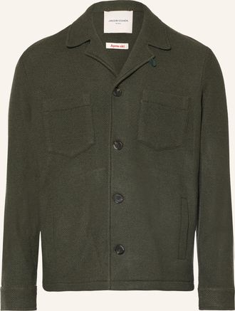 Jacob Cohen Jacob Cohen Overjacket Raw Mit Cashmere gruen
