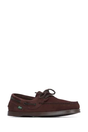 Paraboot Mens Barth Taurillonchocolatmarinemarron Bull Calf Leather - Rubber Mocassini / Loafers
