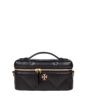 Tory Burch Tory Burch Hobo Bags - Kira Diamond Quilted Leather Jewelry Case, Black - Gr. unisize - in Schwarz - f&uuml;r Damen