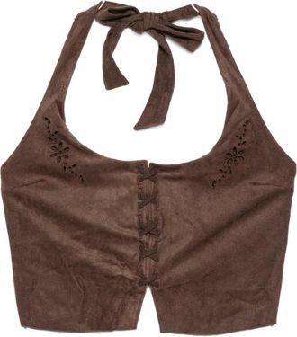 Frankies Bikinis Femme, Maillots de bain, Brun, Taille: 40 FR 10551Sd Dessu