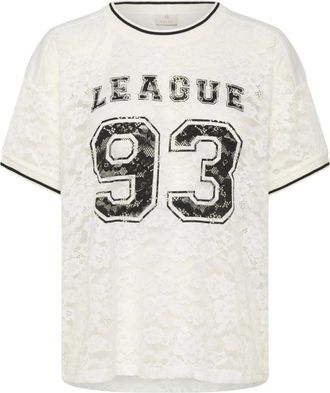 Kaffe Femme, Tops, Blanc, Taille: 42 FR T-Chemises