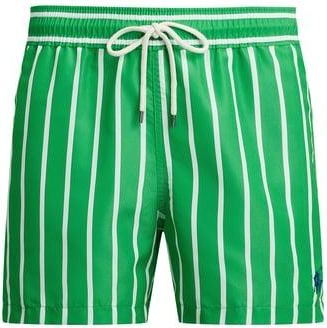 Polo Ralph Lauren Short droit ray&eacute; &agrave; logo brod&eacute;