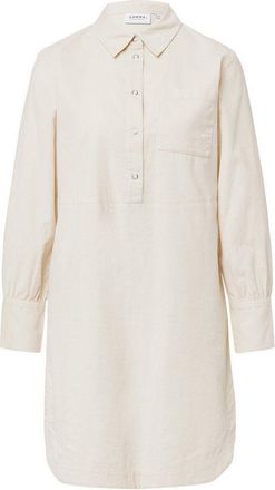 Comma Minikleid Kleid Hemdblusenkleid aus Feincord