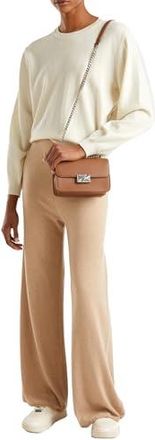 Benetton Maillot G/C M/L 1002d10bg Sweater, Blanc, Medium Femme