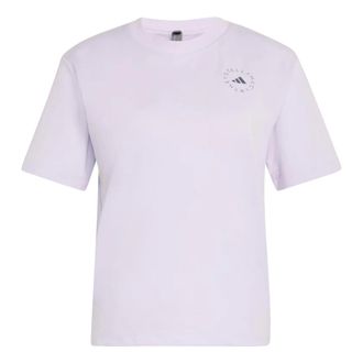adidas by Stella McCartney Femme, Tops, Blanc, Taille: 38 FR Logo T-shirt