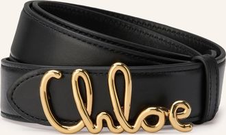 Chloé Ledergürtel schwarz
