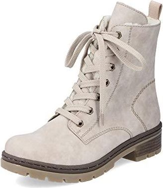 Rieker Femme Bottines Y7446, Dame Bottines à Lacets,Bottes,Chukka Boot,Bottes Courtes,Bottes à Lacets,Beige (Beige / 60),39 EU / 6 UK