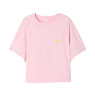 American Vintage Femme, Tops, Rose, Taille: 38 FR Gixy T-Shirt