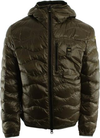 Blauer Homme, Vestes, Vert, Taille: S Wave Down Jacket