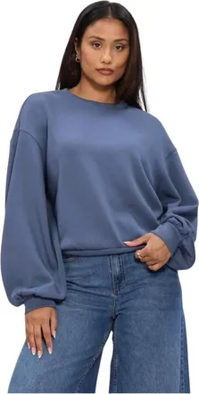 Moss Copenhagen Damen, Sweatshirts & Hoodies, Blau, M/LGr&ouml;&szlig;e