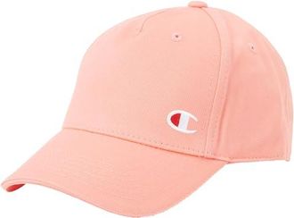 Champion Icons Accessories 805974 Woven Cotton Twill C-Logo Casquette de Baseball, Rose Pêche, Taille Unique Unisexe - Adulte SS24, Rose pêche, Taille Unique