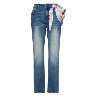Elena Miro Damen, Jeans, Blau, MGr&ouml;&szlig;e