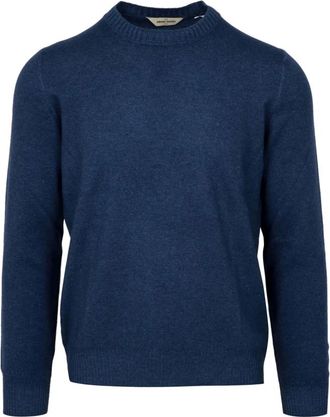 Gran Sasso Homme, Pulls, Bleu, Taille: S Maille Col Rond