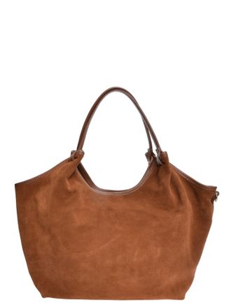 Anna Luchini Braun Rindsledertasche