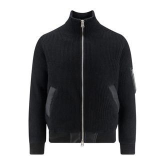 sacai Wollstrick-Blouson - - Sweatshirts & Hoodies - Herren - Schwarzk - L