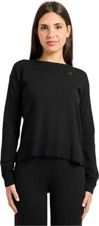 K-Way Femme, Pulls, Noir, Taille: 40 FR Domitine Cotton Pullover