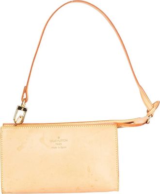 Louis Vuitton Crossbody Bags - Louis Vuitton Vachetta Leather Micro Pochette Acce - Gr. unisize - in Bunt - f&uuml;r Damen