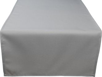 Matches 21 Tischläufer 40 x 150 cm für Küche & Esstisch - Waschbare Mitteldecke mit Lotuseffekt in Hellgrau