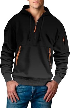 Generic Sweat &agrave; capuche &agrave; manches longues pour homme Pull chaud Automne et hiver Hommes Adolescents et &agrave; la mode Sweat-shirt &agrave; capuche et imprim&eacute; 3D Haut pour